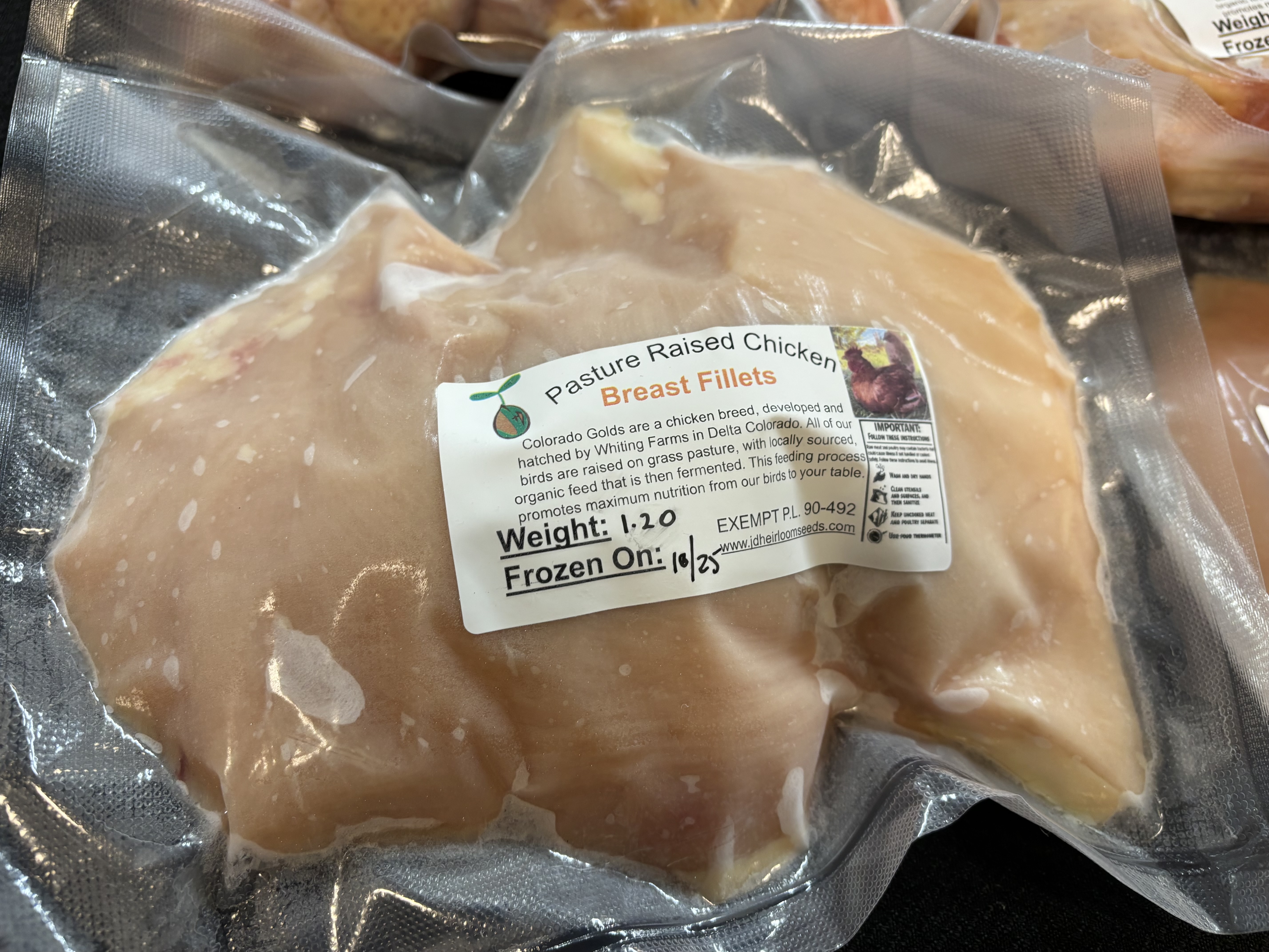 Colorado Gold Boneless Chicken Breast Fillets